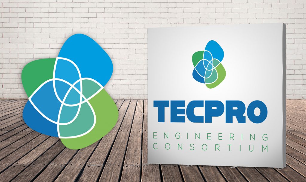 Marchio TECPRO Engeenering Consortium. - www.alterstudio.it